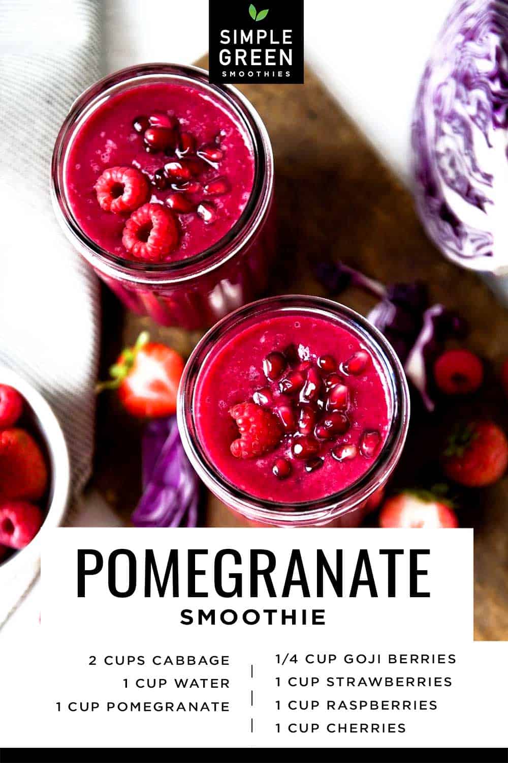 Healthy Pomegranate Smoothie | Antioxidant-Rich Blend
