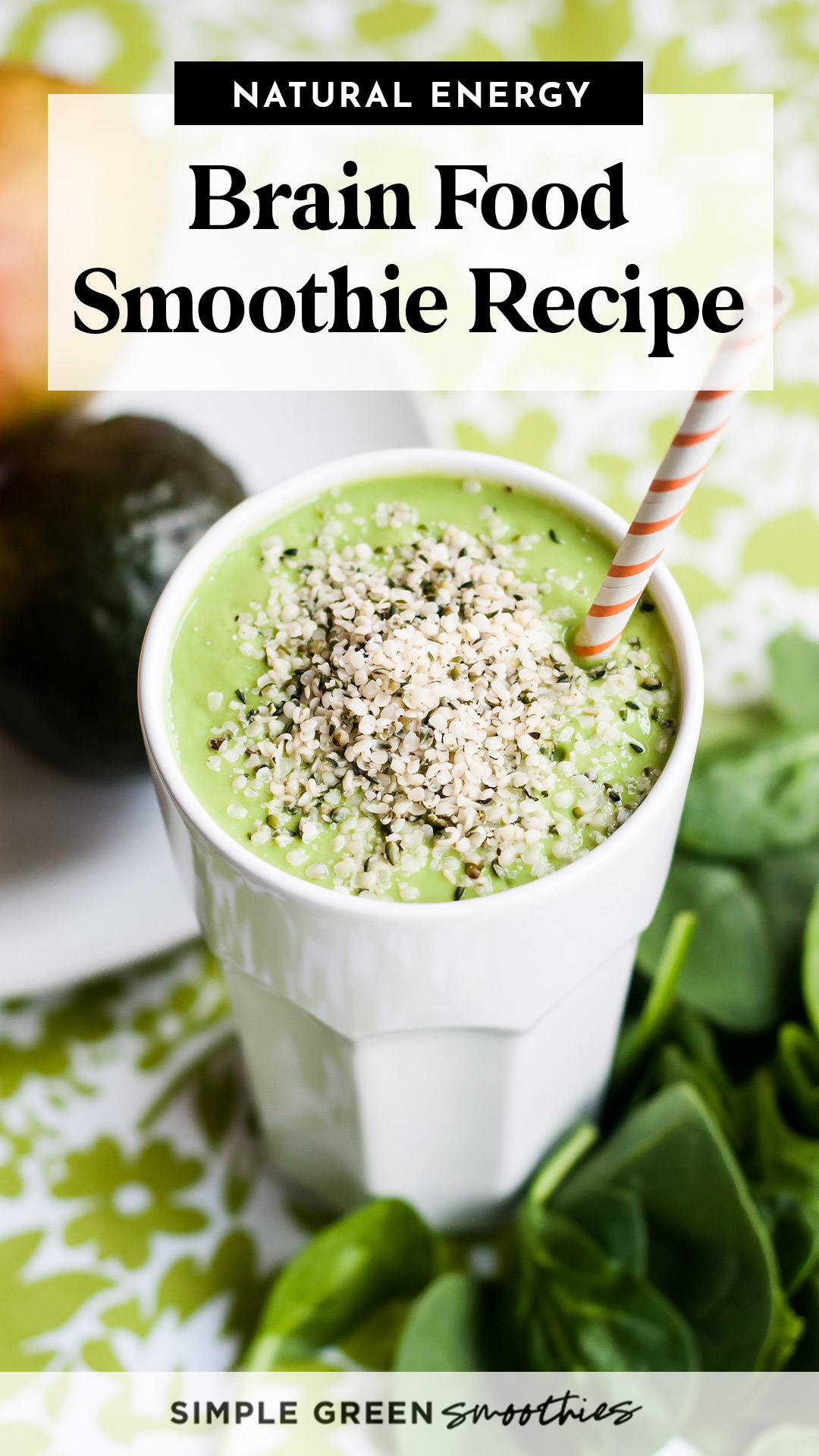 Brain Food Smoothie (Protein, Healthy Fats & Electrolytes)