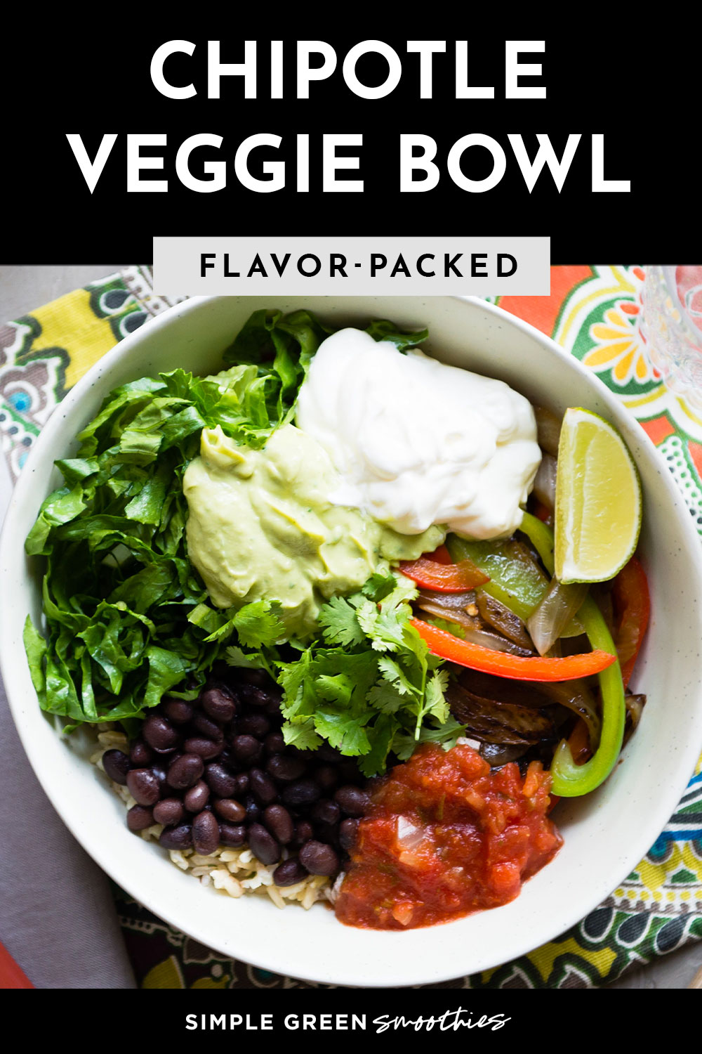 Build Your Perfect Chipotle Veggie Bowl | Easy + Healthy