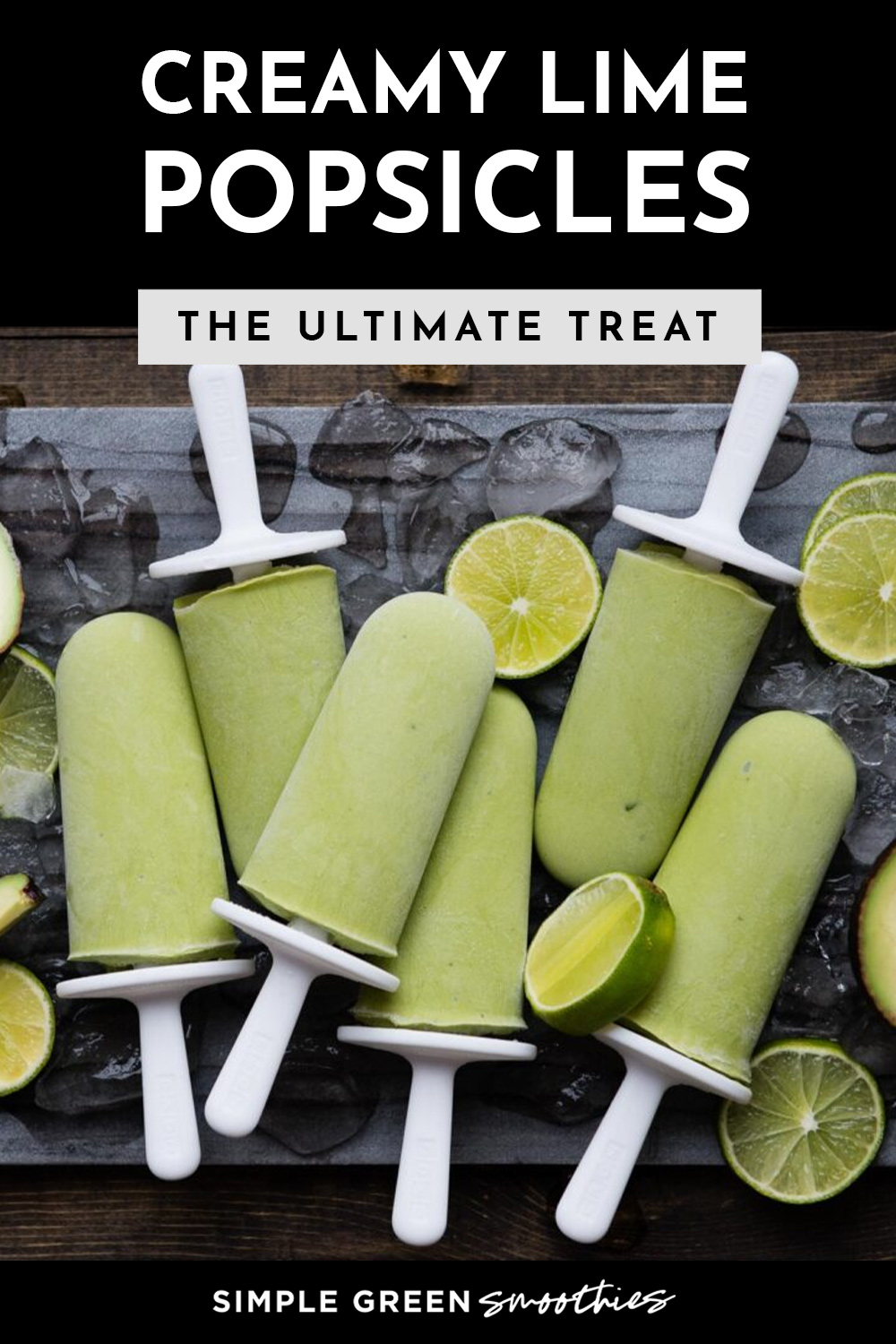 Creamy Lime Popsicle - Simple and Nourishing