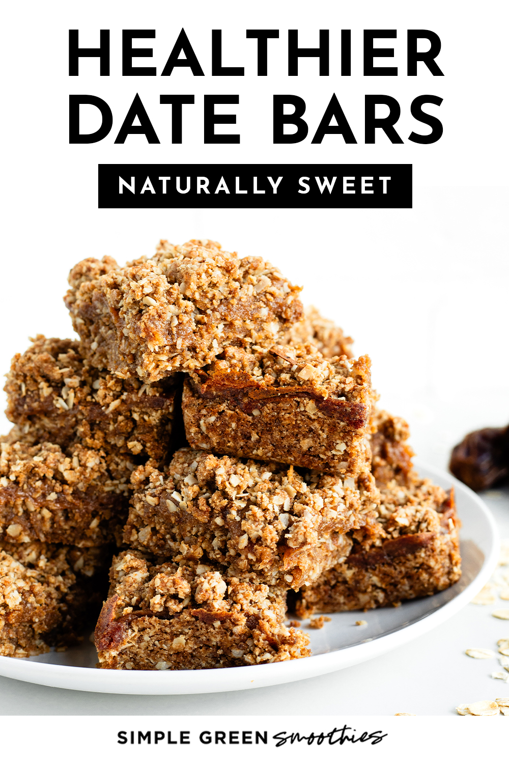 Healthier Date Bars | Homemade + Naturally Sweet