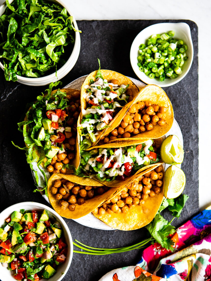Crispy Chickpea Tacos Recipe | Quick Weeknight Meal