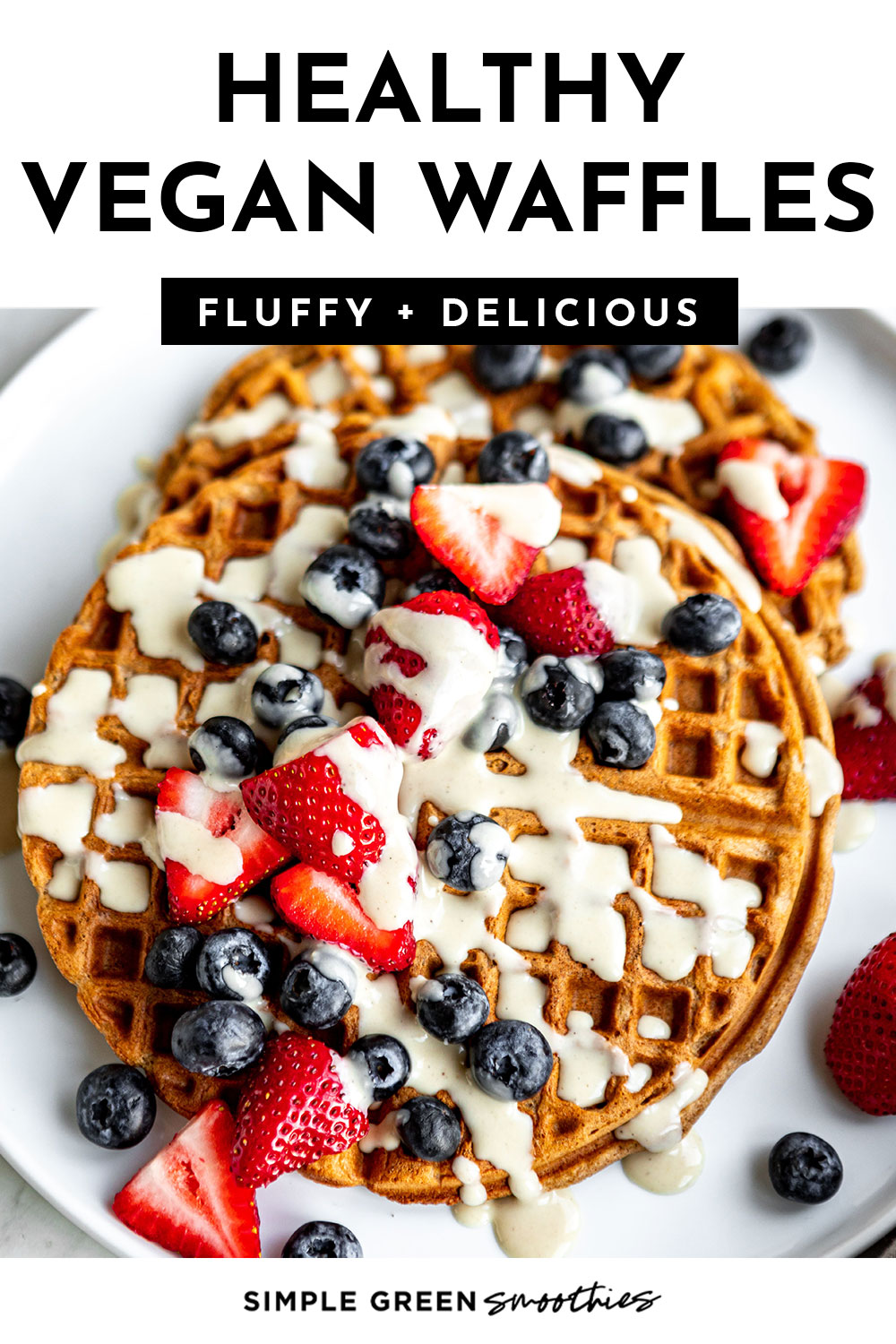 Healthy Vegan Waffles