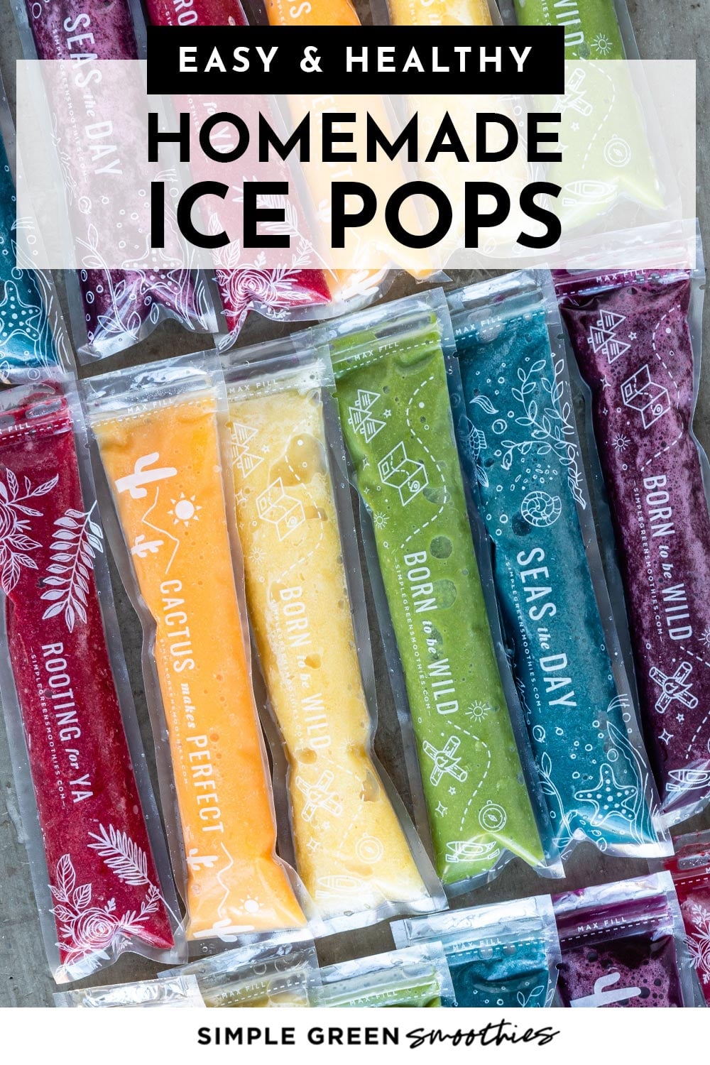 Homemade Ice Pops with Fruit