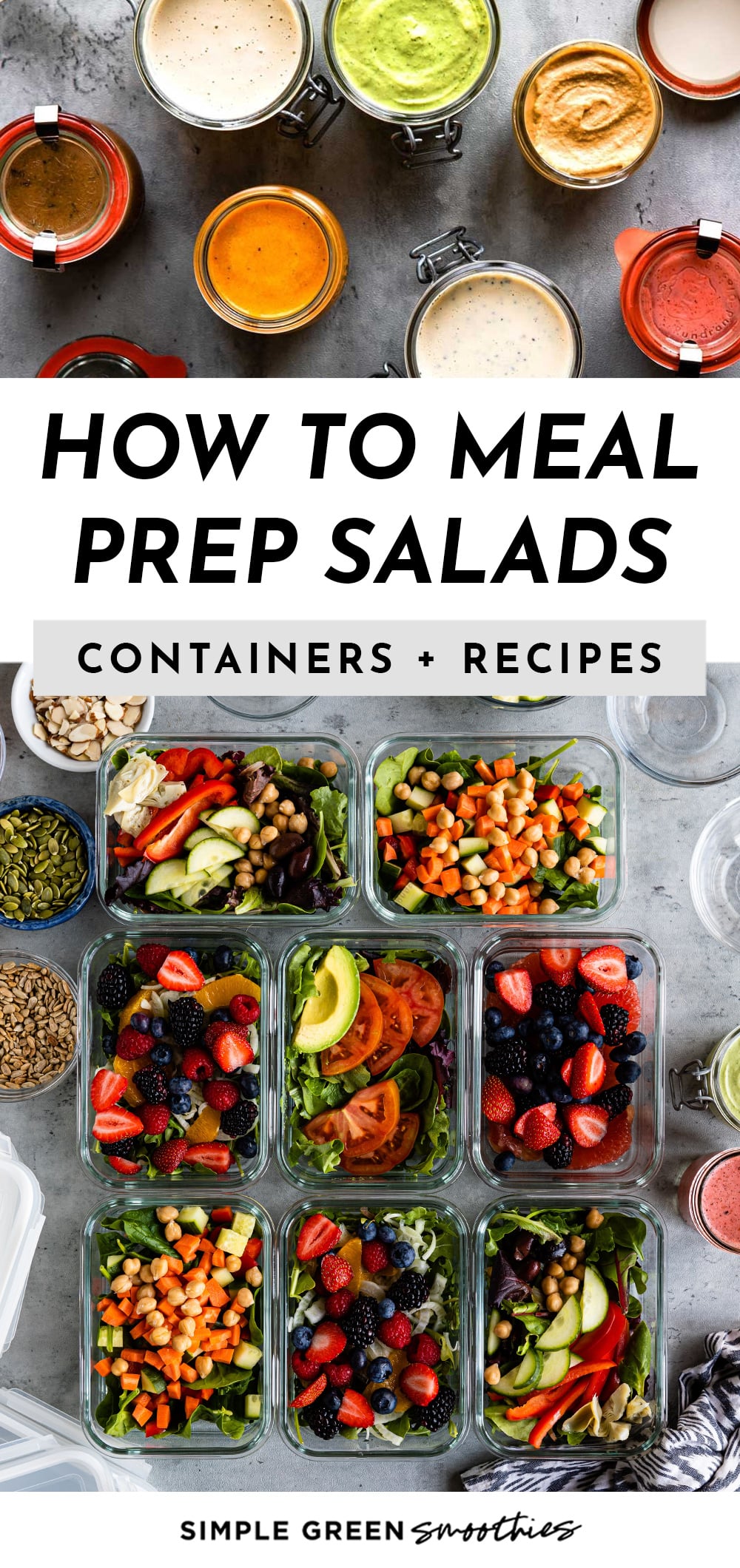 How to Meal Prep Salads | Best Containers, Recipes + Tips