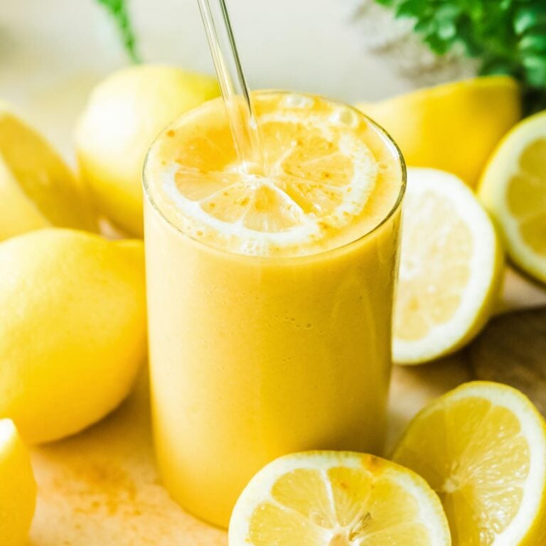Perfect Lemon Smoothie Recipe | Light + Refreshing