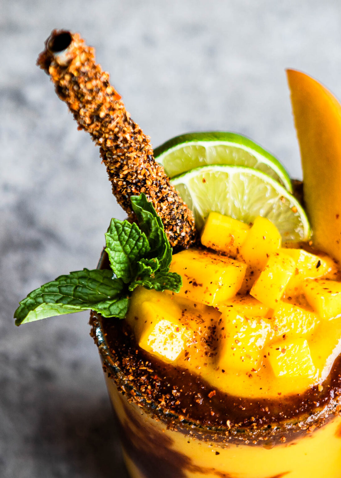 Mexican Mangonada Recipe | Sweet + Spicy Chamoyada
