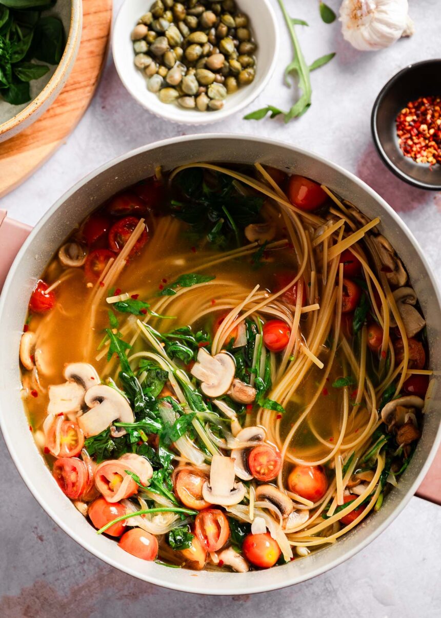 Vegan One-Pot Pasta Recipe in 30 Minutes