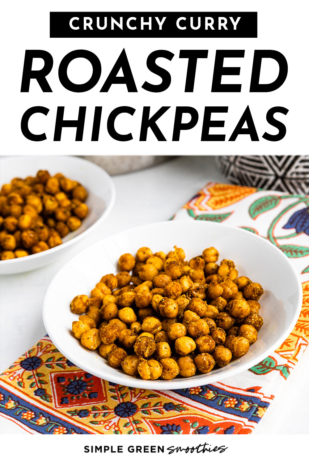 Curry Roasted Chickpeas Snack Recipe | Easy Protein Boost