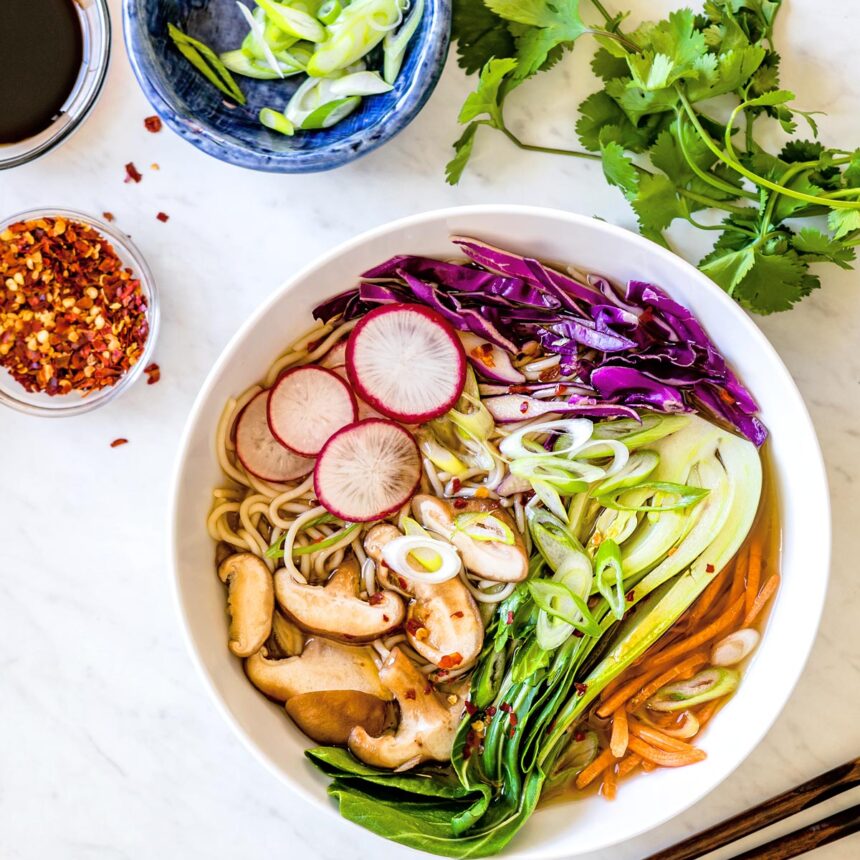 Instant Vegetarian Ramen | Elevate Dinner in just 15 Minutes