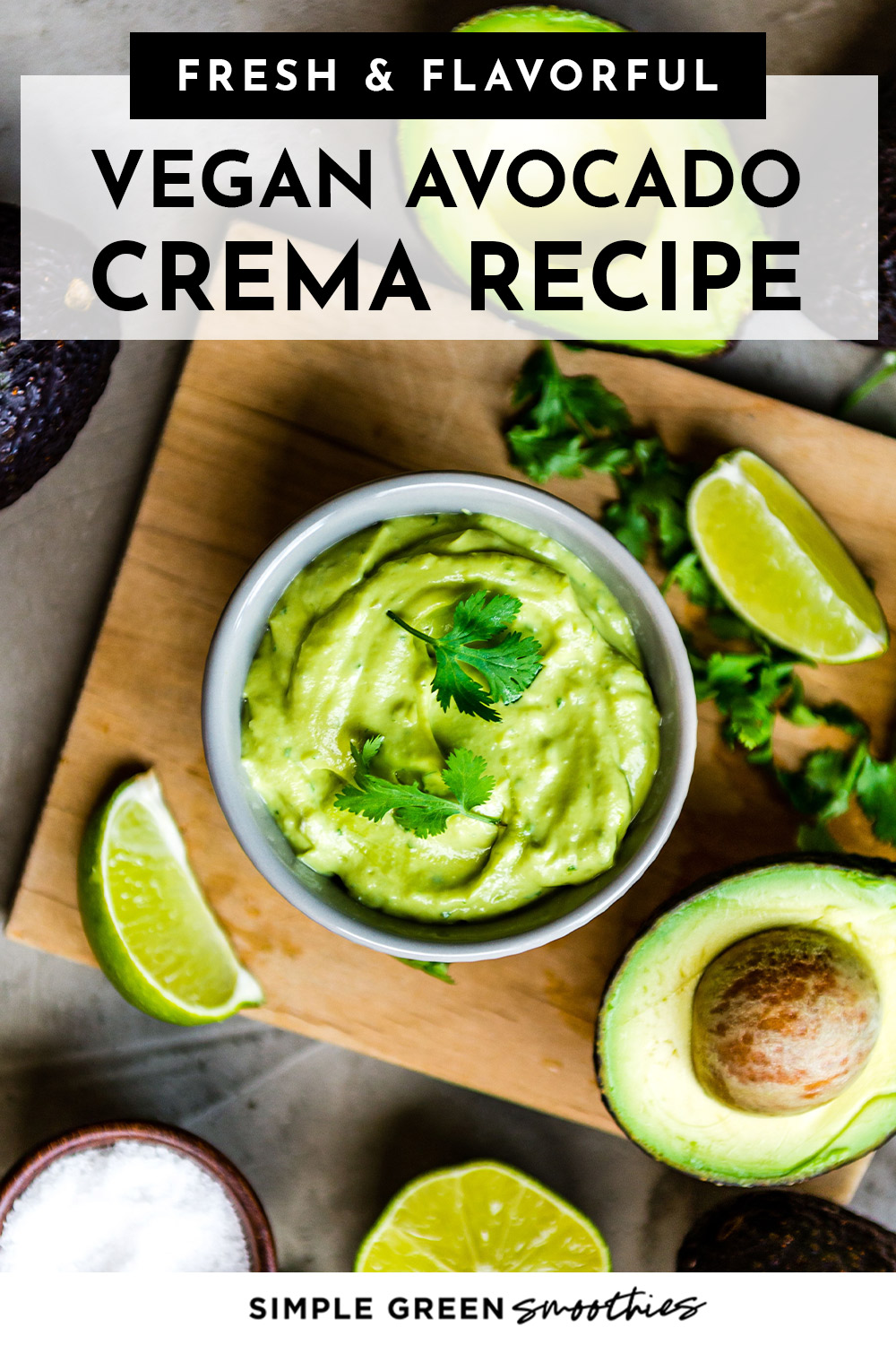 Vegan Avocado Crema Recipe | Viral 5-Minute Sauce for Tacos