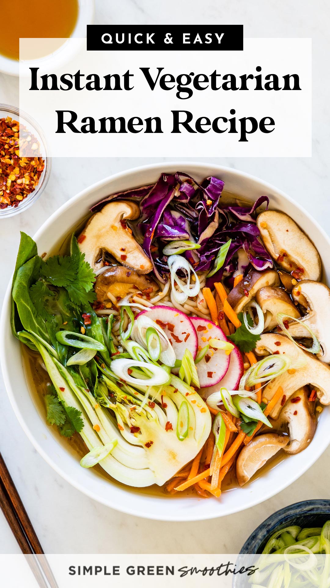 Instant Vegetarian Ramen | Elevate Dinner in just 15 Minutes