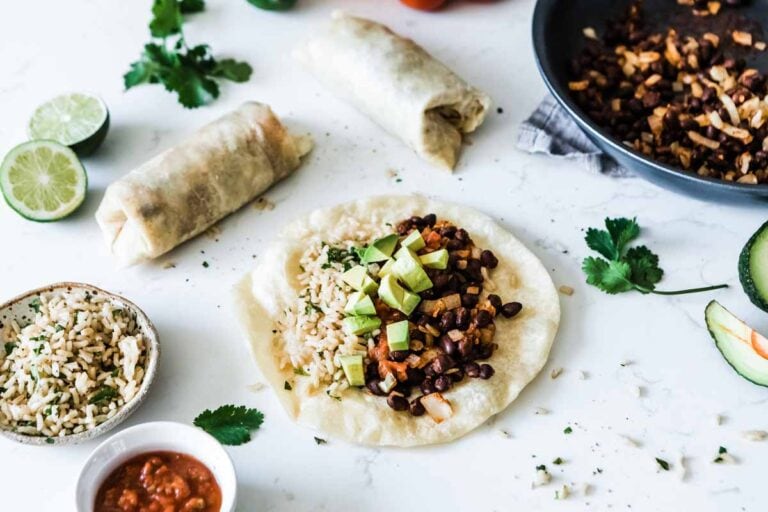 Bean and Rice Burritos | Meal-Prep Friendly Dinner