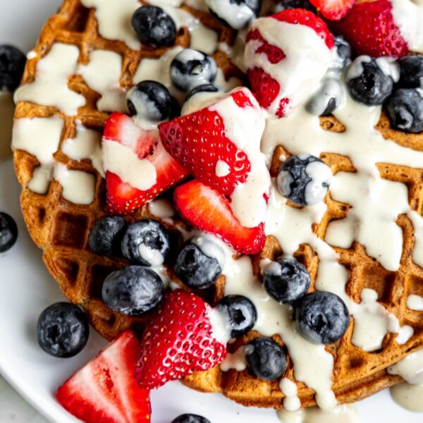 Healthy Vegan Waffles