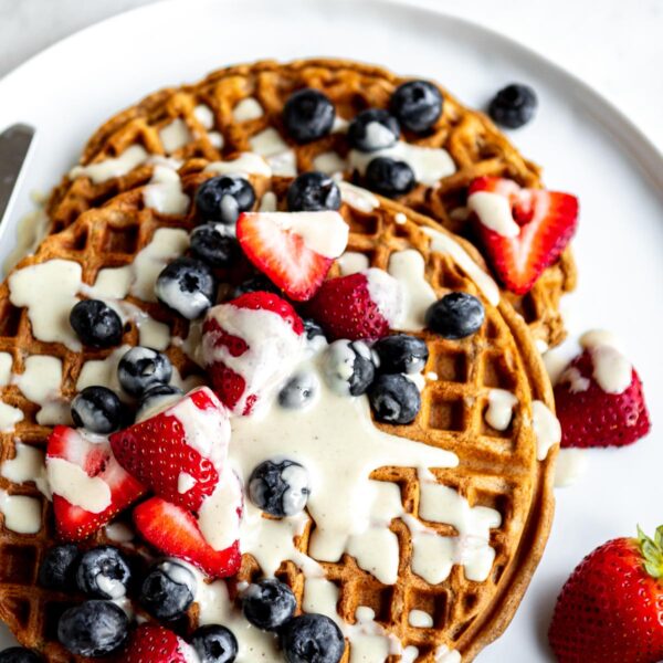Healthy Vegan Waffles