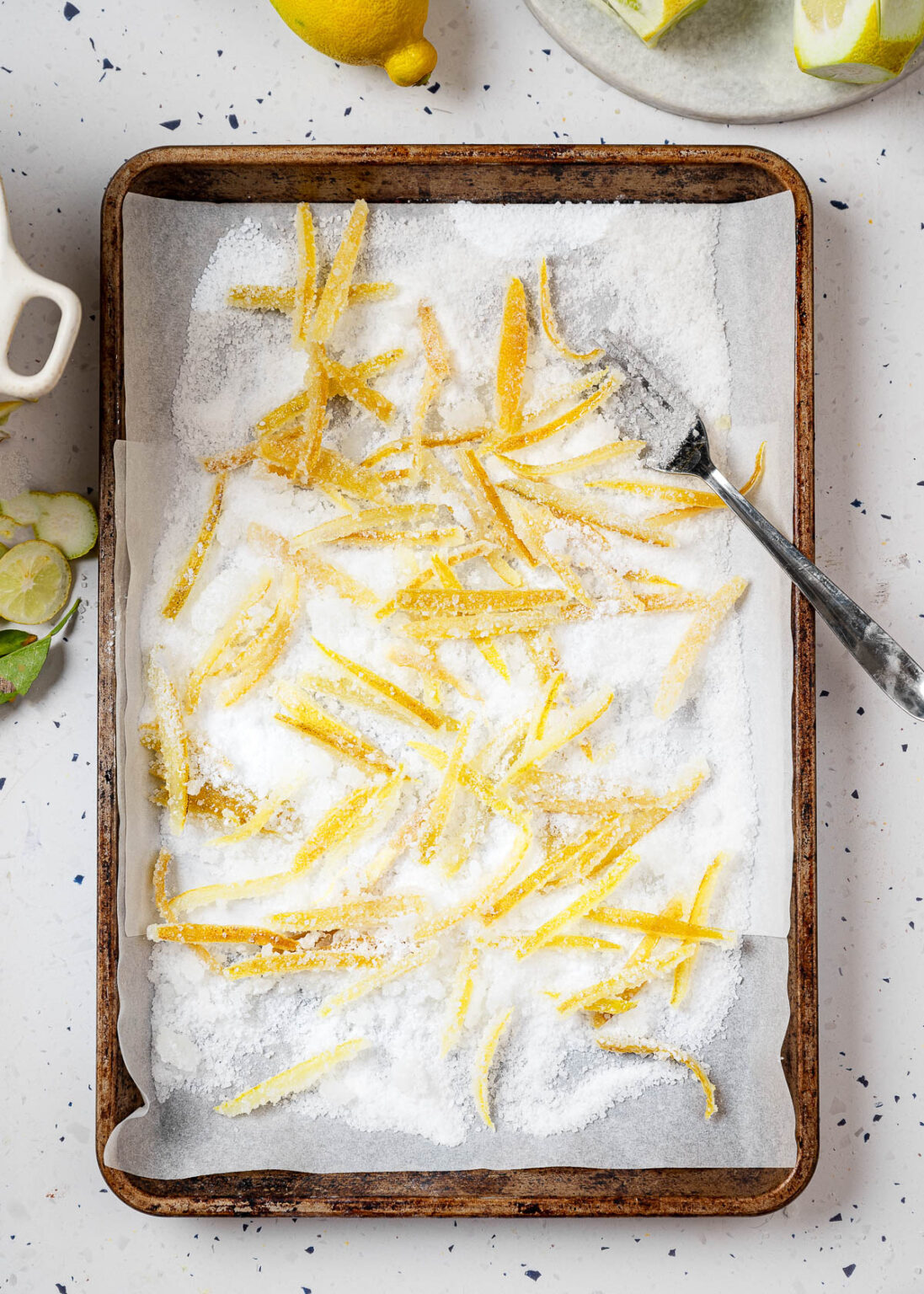 Candied Lemon Peel Recipe | A Sweet and Citrusy Treat
