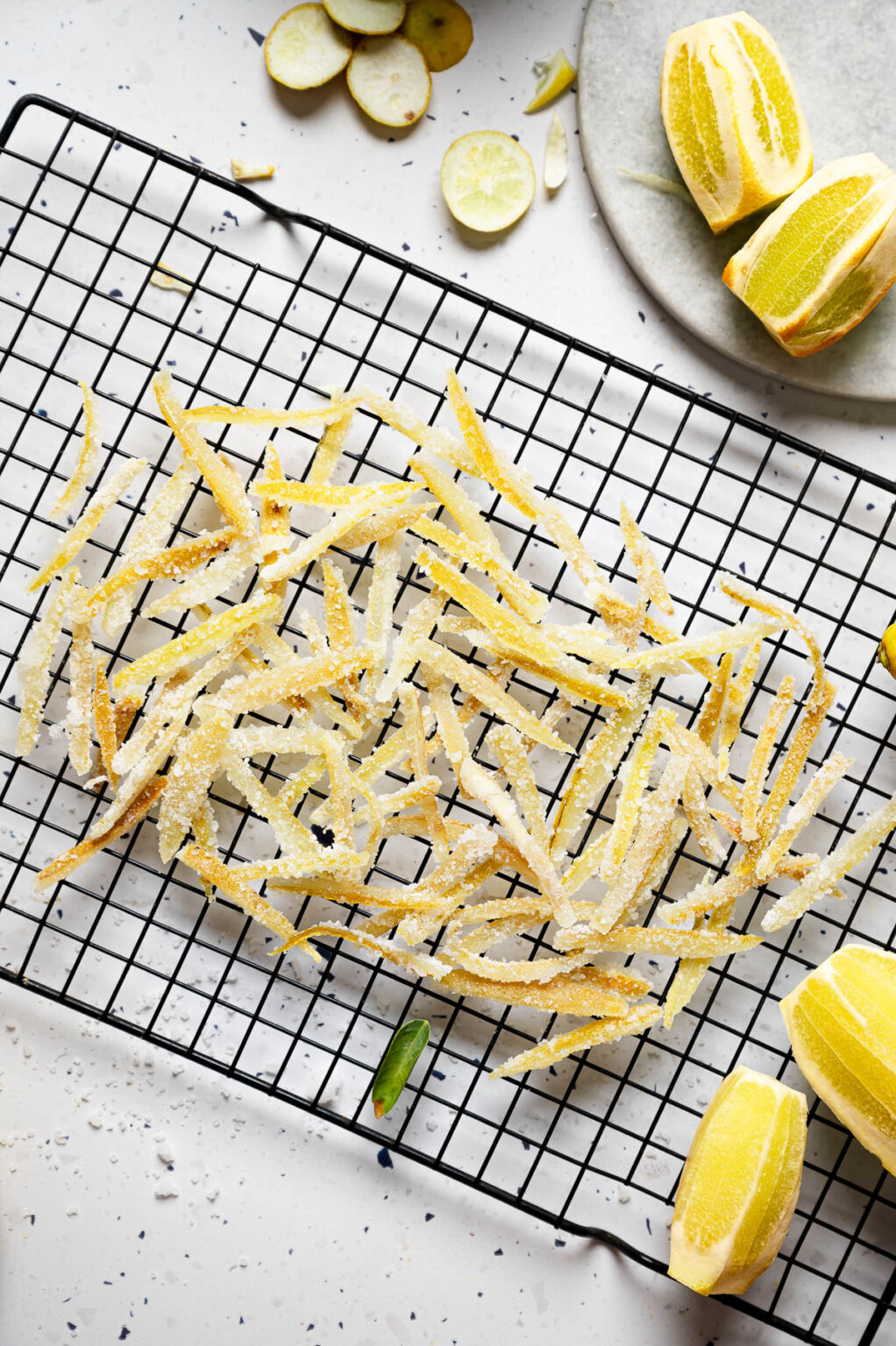 Candied Lemon Peel Recipe | A Sweet and Citrusy Treat