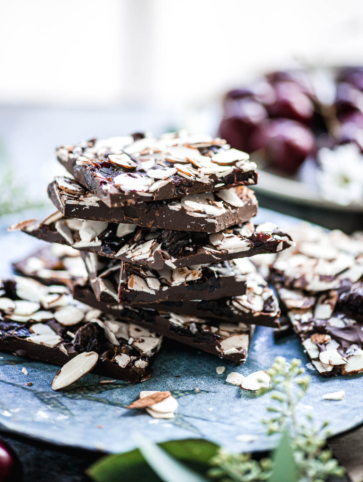 Cherry Chocolate Bark - No Bake, 3-Ingredient Recipe