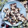 Cherry Chocolate Bark | No Bake, 3-Ingredient Recipe