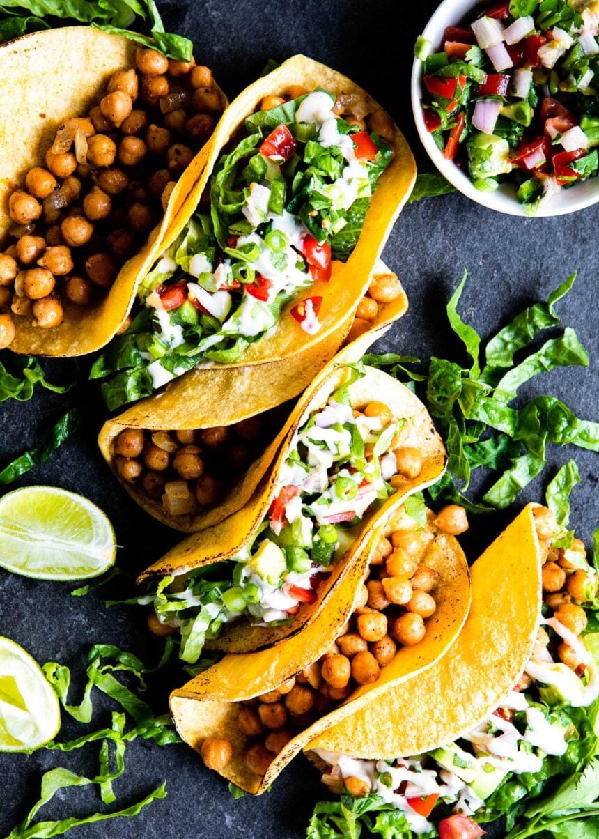 Crispy Chickpea Tacos Recipe | Quick Weeknight Meal