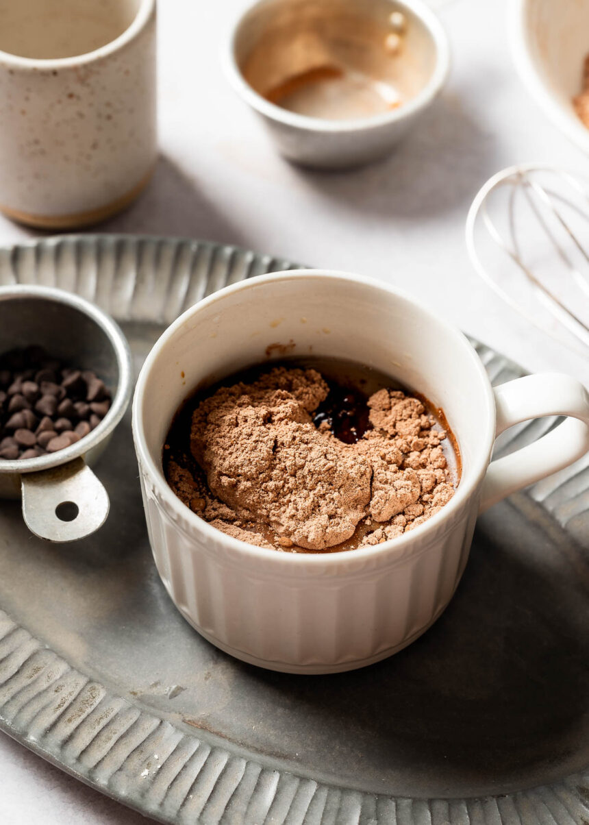 Easy Vegan Chocolate Mug Cake | Fudgy and Ready in Minutes