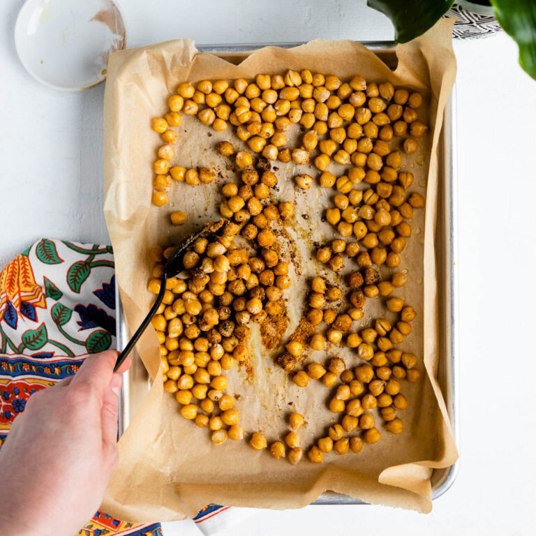 Curry Roasted Chickpeas Snack Recipe | Easy Protein Boost