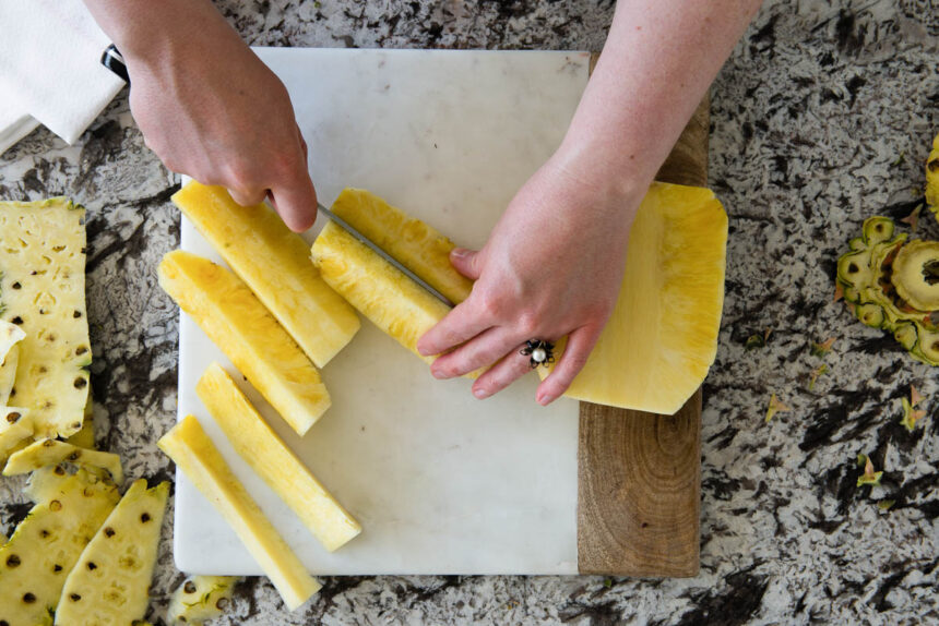 How to Cut a Pineapple Step-by-Step (Easy & No Waste Method)