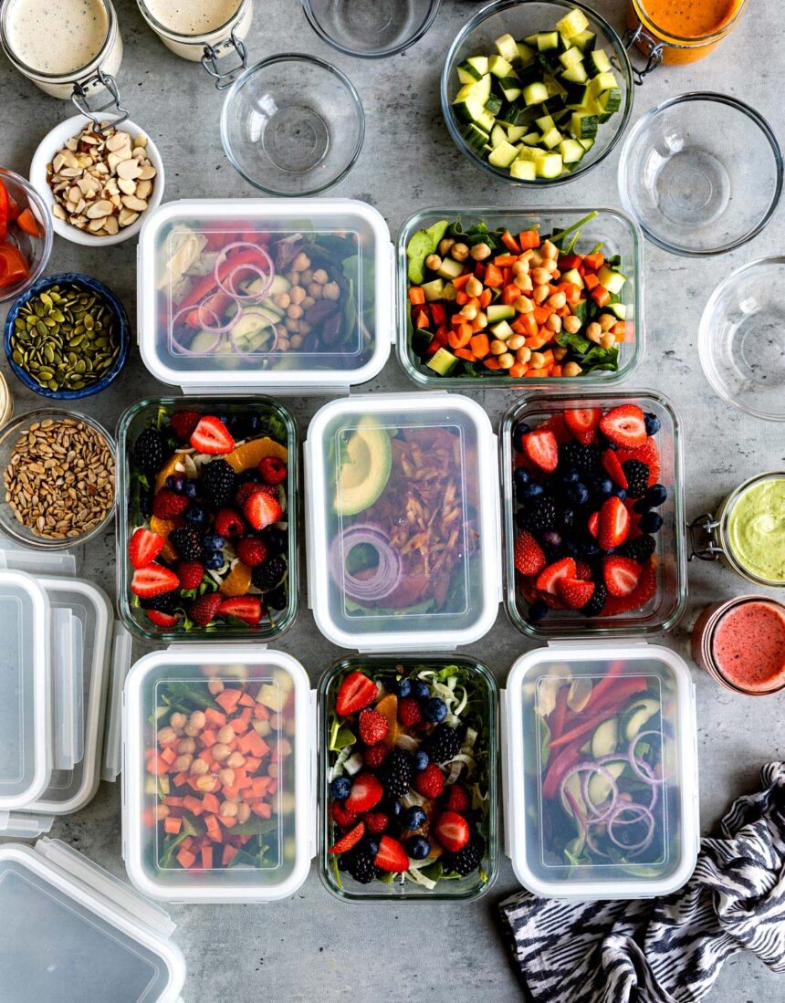How to Meal Prep Salads | Best Containers, Recipes + Tips