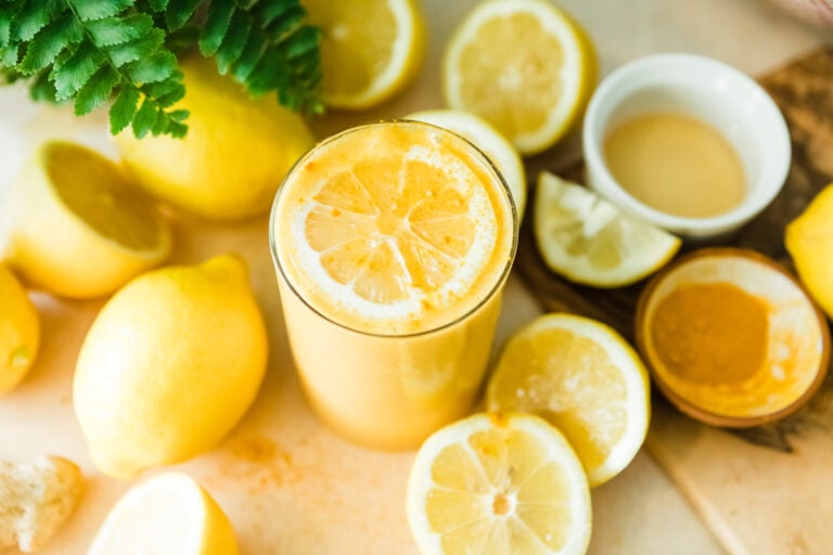 Perfect Lemon Smoothie Recipe | Light + Refreshing