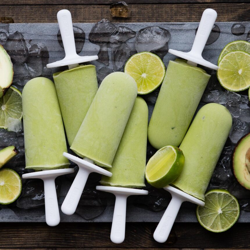 Creamy Lime Popsicle - Simple and Nourishing