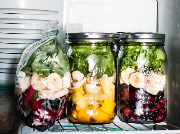 How to Meal Prep Smoothies