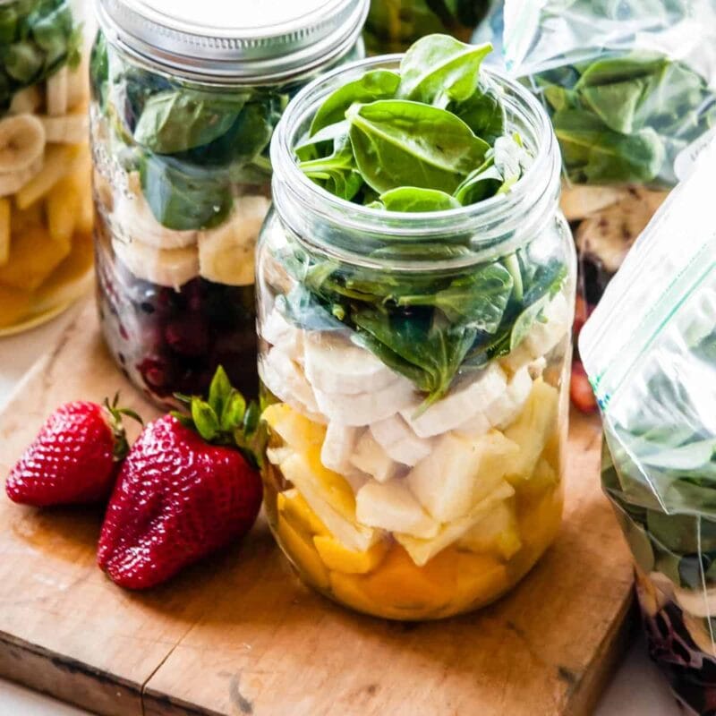 How to Meal Prep Smoothies