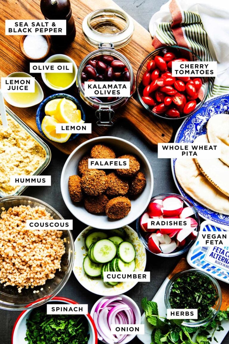 Mediterranean Falafel Bowl | High-Protein Lunch Recipe