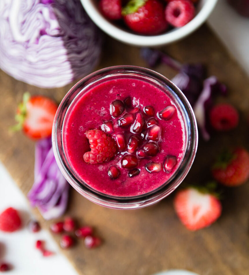 Healthy Pomegranate Smoothie | Antioxidant-Rich Blend