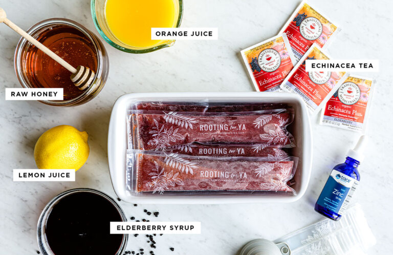 Elderberry Popsicles for Sore Throats