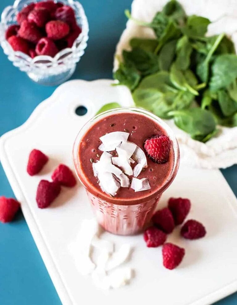 Perfect Raspberry Smoothie | Simple Green Smoothies