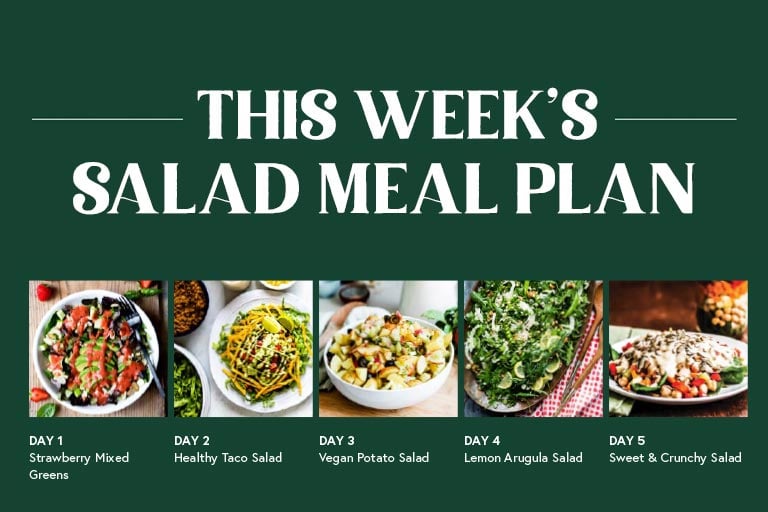10-Day Salad Challenge | Healthy Recipes + Community Support