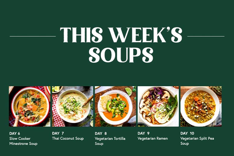 10-Day Soup Challenge | Recipes, Grocery List, Souper Deals