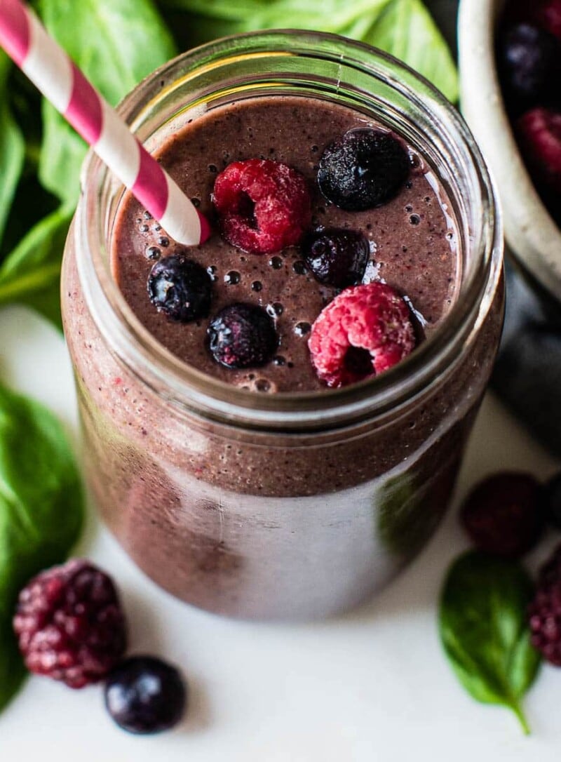 Healthy Mixed Berry Smoothie