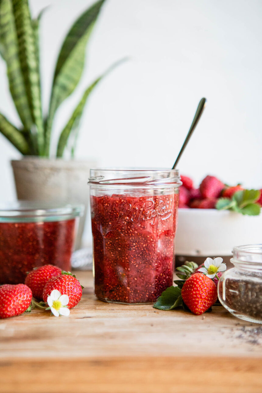 Easy Strawberry Chia Jam