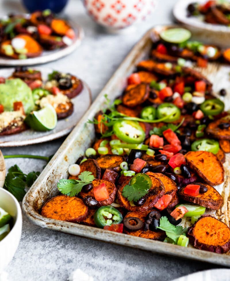 Savory Sweet Potato Nachos