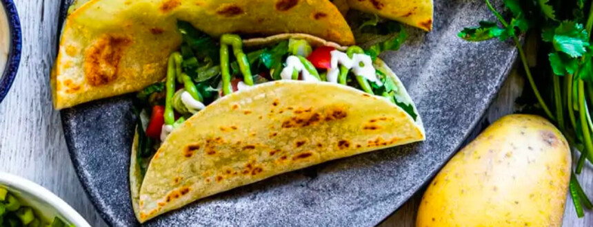 Tacos de Papa (Crispy Potato Tacos) - Simple Green Smoothies