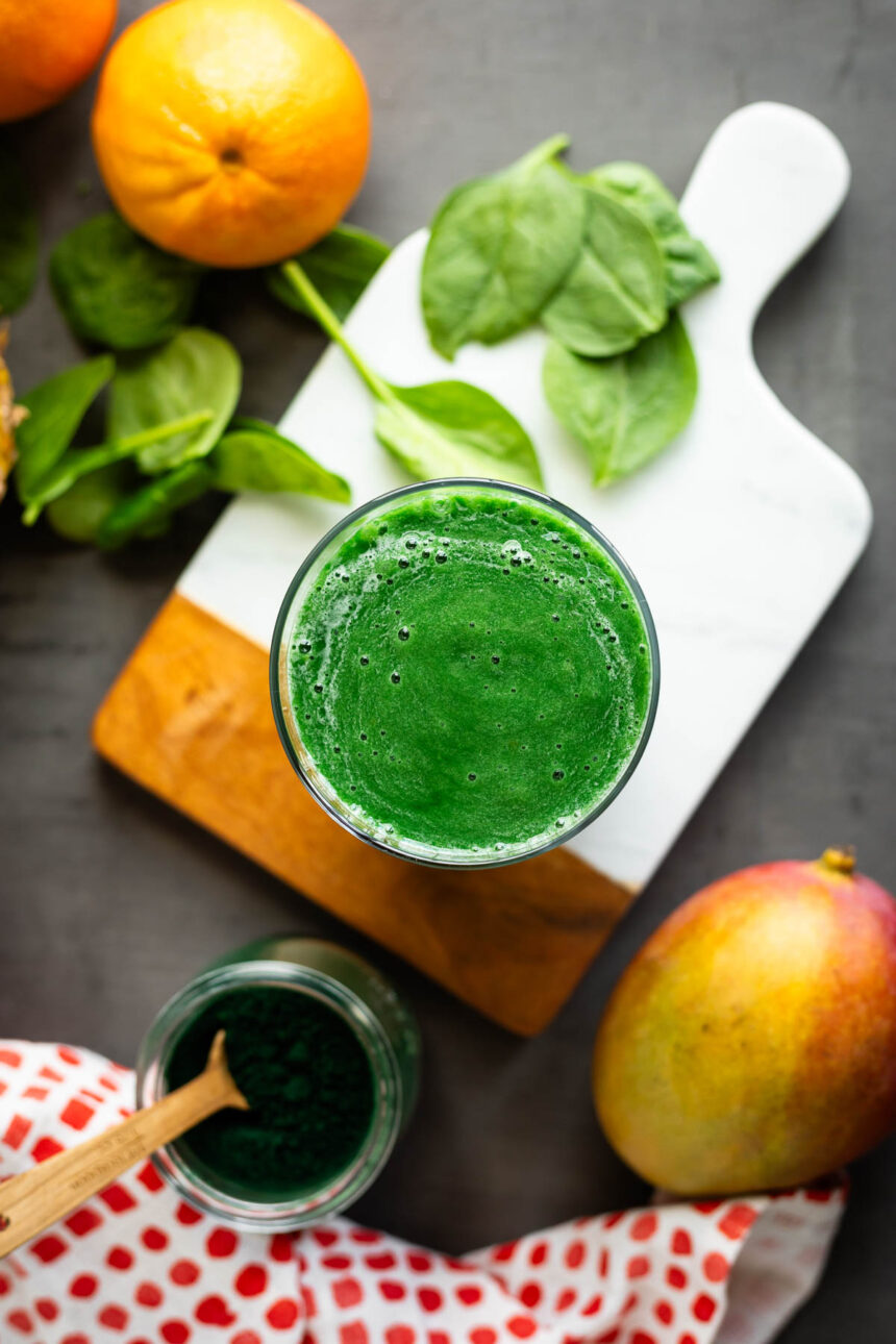 Tropical Spirulina Smoothie Recipe | Superfood Boosted + Loved