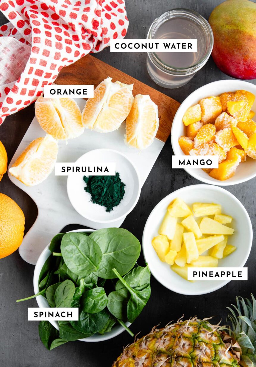 Tropical Spirulina Smoothie Recipe | Superfood Boosted + Loved