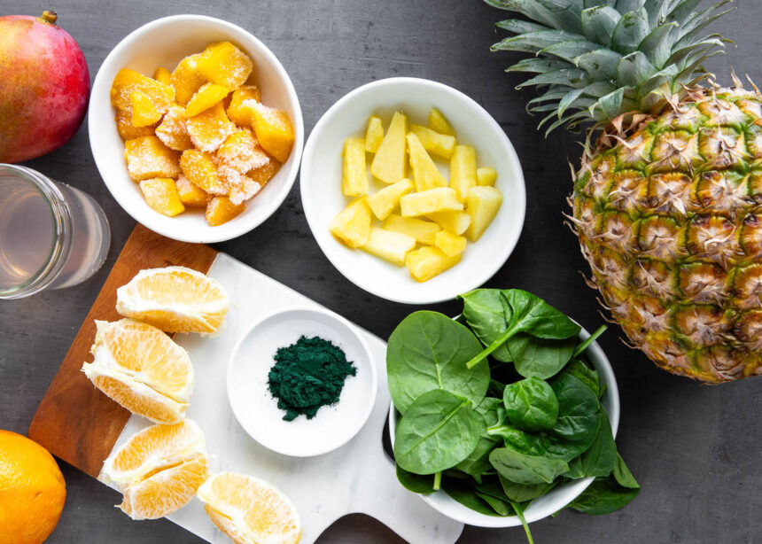 Tropical Spirulina Smoothie Recipe | Superfood Boosted + Loved