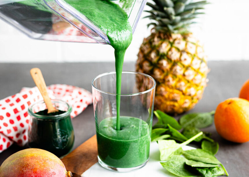 Tropical Spirulina Smoothie Recipe | Superfood Boosted + Loved