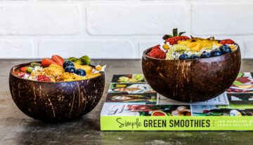 Tropical Smoothie Bowl Recipe with Pineapple, Mango & Coconut