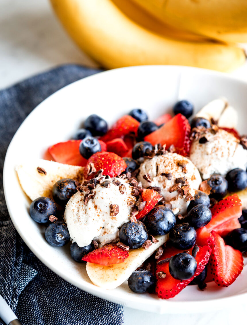 Vegan Banana Split Recipe | Simple, Kid-Friendly Dessert