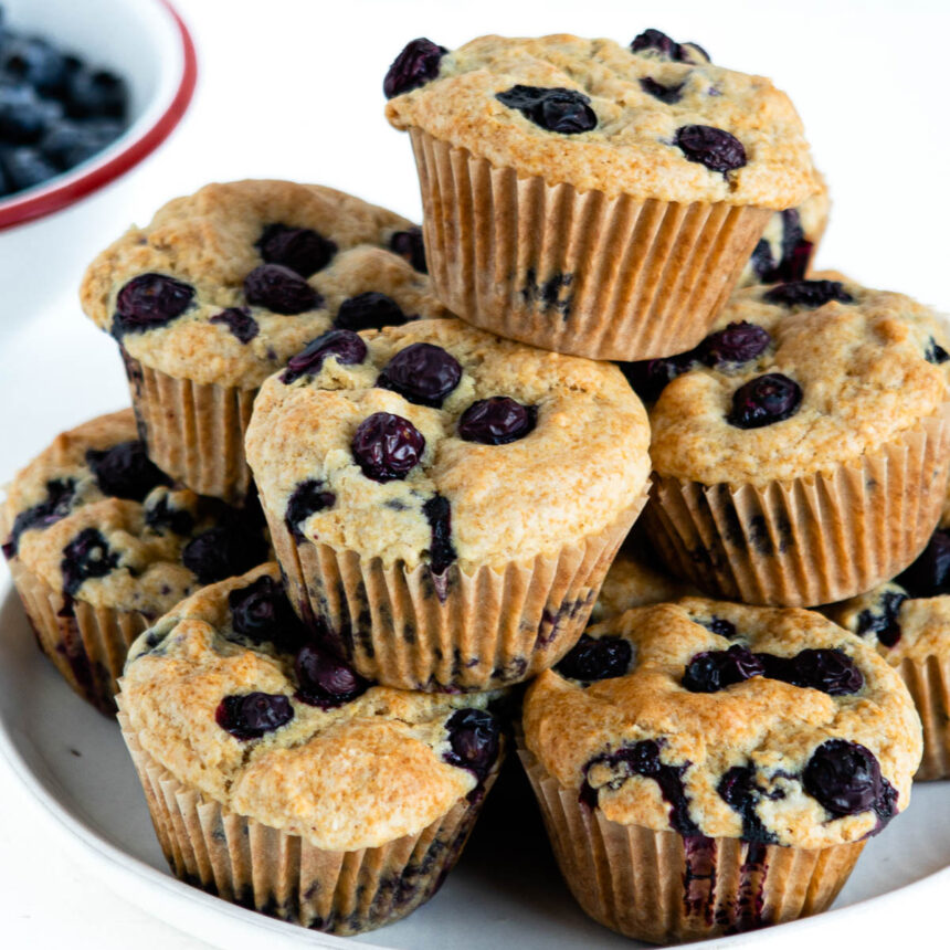 Vegan Blueberry Muffins